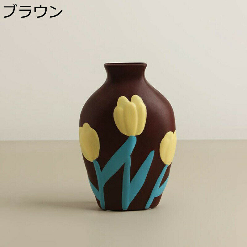 　　　 ◆◇◆人気の秘密◆◇◆ 【耐久素材】花瓶は高品質の陶磁器素材を使用し、熟練した職人が手作りし、丈夫で耐久性があり、長期間使用できます。 【モダンデコレーションスタイル】リビング、ダイニングテーブル、ダイニングルーム、オフィスなど、モ...