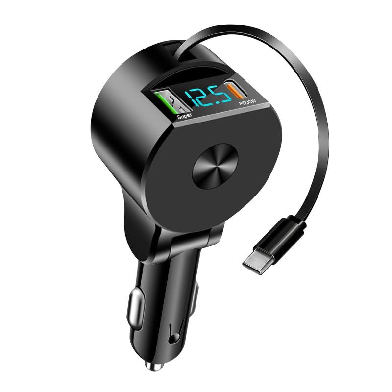 eppfun シガーソケット USB-C カーチャージャー