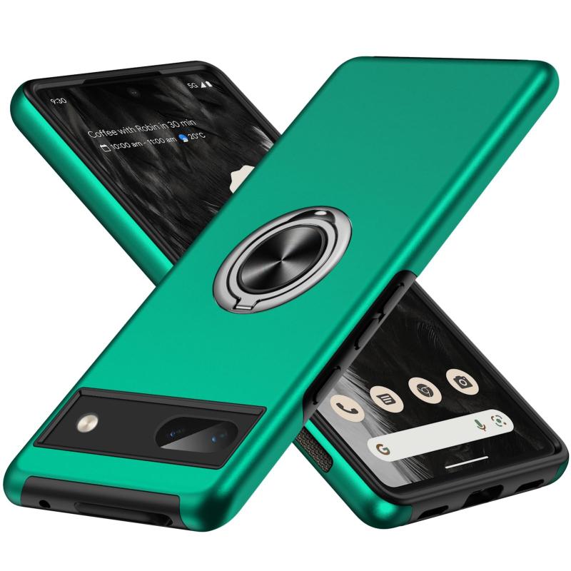 Tgaoleyd Google Pixel 7A 用ケース リング付き 耐衝撃 tpu フルプロテクトデザイン スマホケース スタンド機能 全面保護 擦り傷防止 落下防止 米軍MIL規格 車載ホルダー対応 取り出し易い グーグル 【対応機種...