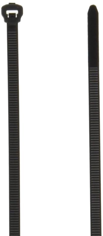 ヘラマンタイトン Zタイ耐熱・耐候グレード Z40R-HSW_100本入り ブラック66ナイロン全長151mm×幅3.7mmrohs適合、ハロゲンフリー結束径φ1.0~36.0mmループ引張強度180 (18.36)n(kgf)
