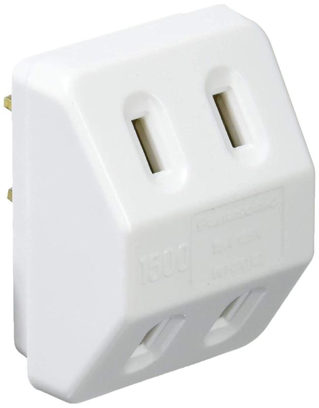 パナソニック(Panasonic) 三角タップ ホワイト WH2012 10個入●10個入●ホワイト色●15A-125V●三角