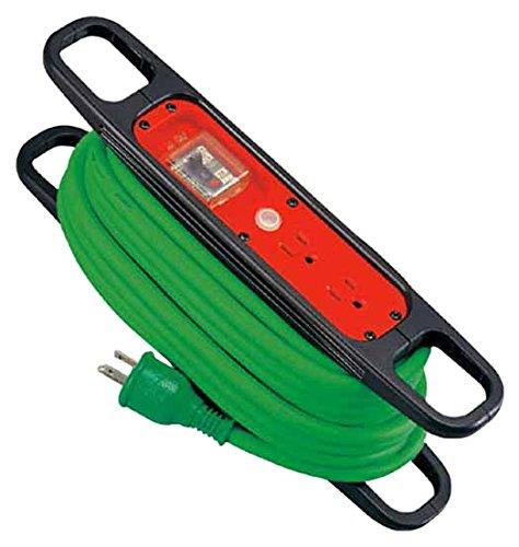 日動工業 ハンドリール10m OCELB付 HR-EK102-緑色色:グリーン電線仕様長さ(m):10電線仕様太さ(mm[[の2乗]]):2.0電線仕様芯数(C):3コンセント仕様定格:2P・15A・125V アース付