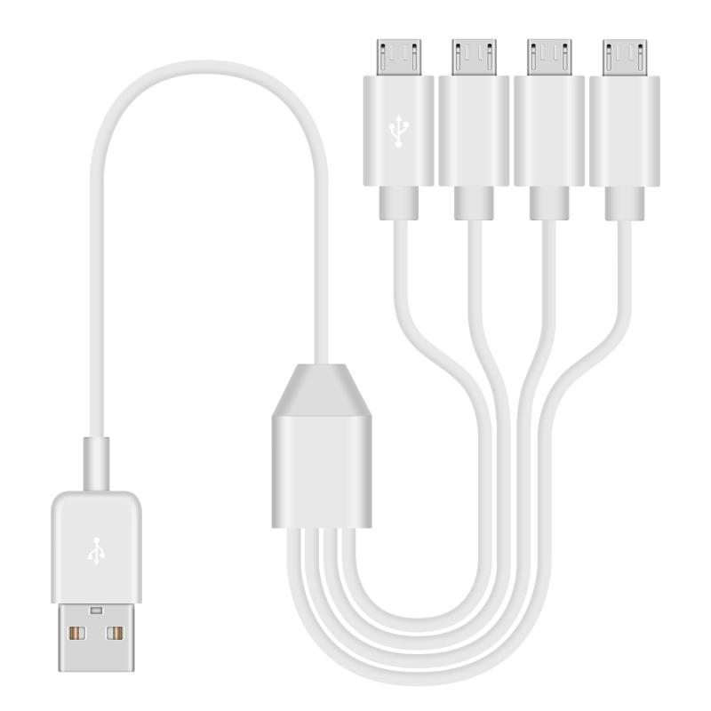 Duttek マイクロUSB充電ケーブル4 in 1 Micro USBケーブルDuttek マイクロUSB充電ケーブル4 in 1 Micro USBケーブル