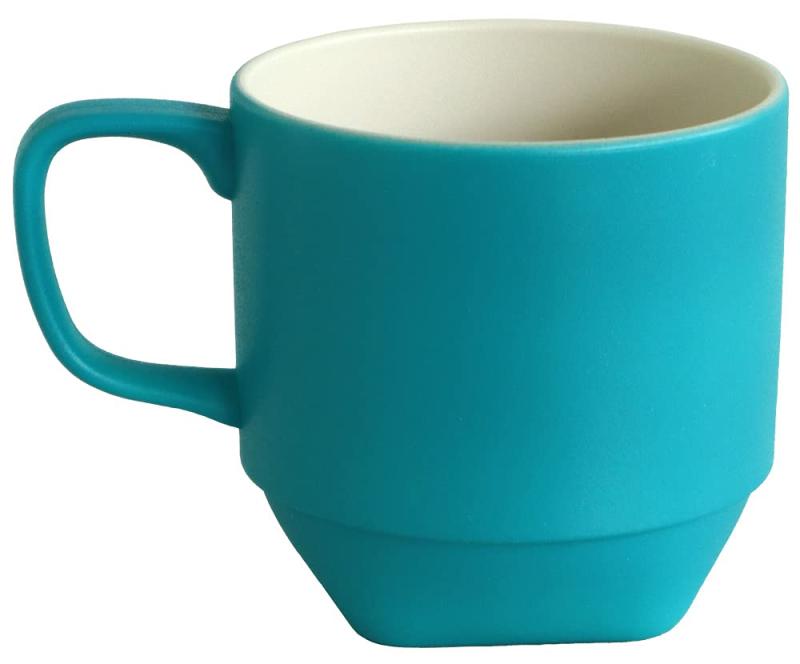 トラディションアコースティック TRIBECA PLAWARE スタッキング マグカップ ターコイズ 320ml