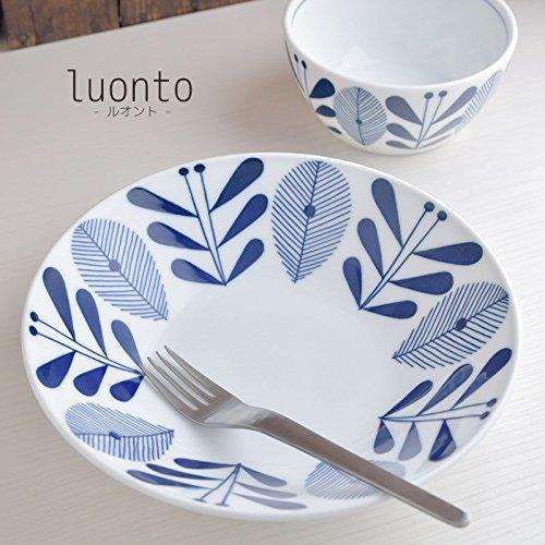 山二(Yamani) やまに luonto-ルオント- 22cmパスタプレート(カレー皿) 3615022サイズ:幅/約22.5 x 22.5cm 高さ/約4.8cm(商品ごとに誤差があります)素材:軽量白磁器・日本製/美濃焼電子レンジ:対...