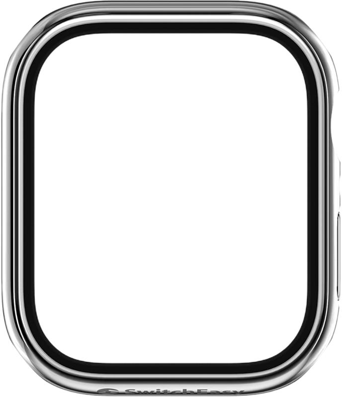 【SwitchEasy】 Apple Watch Series 8 7 45mm 対応 ケース フィルム 一体型 耐衝撃 シンプル ガラスフィルム 付き 保護ケース 保護フィルム 付き 衝撃 吸収 Appleウォッチ 保護 カバー &amp...