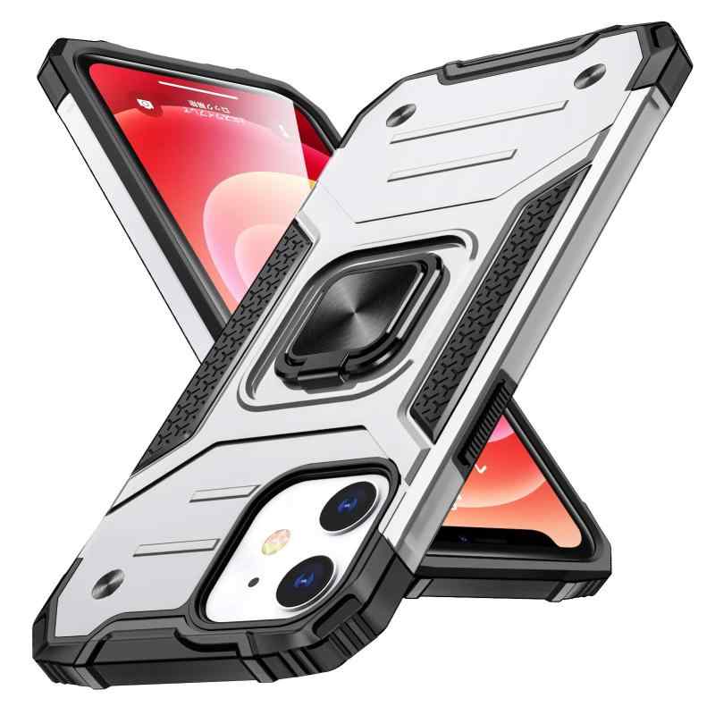 WACJOSD 対応 iphone 11 用の ケース リング 耐衝撃 衝撃吸収 米軍MIL規格取得 レンズ保護 TPU+PC リングつき 指紋防止 車載ホルダー対応 スタンド機能 防塵 薄型 軽量 落下防止 擦り傷防止 11 携帯カ【対応...