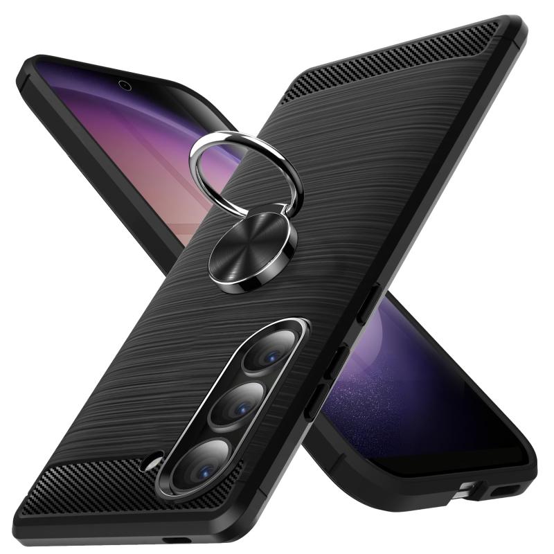 DUTZNZ 対応 Galaxy S23 用の ケース リング付き SC-51D SCG19 カバー 耐衝撃 超薄 柔軟 衝撃吸収 米軍MIL規格取得 保護 黄変防止 指紋防止 軽量 耐久性 ワイヤレス充電 専用カバー WR0105-S23...