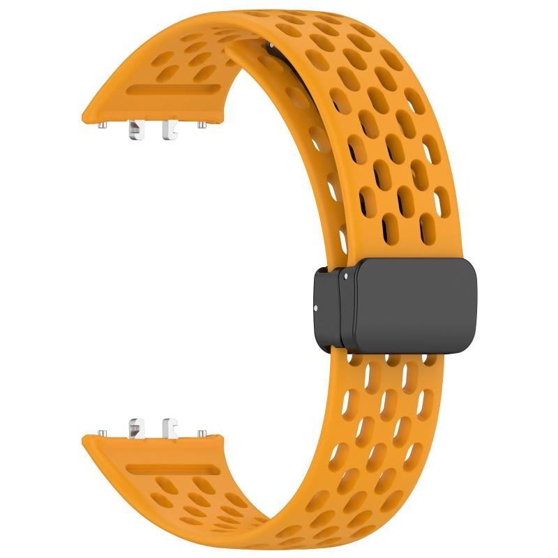 Miitech バンド SamSung Galaxy Fit 3 対応 交換ベルト リコンバンド 強力な磁気 クイックリリース スマートウォッチバンド ベルト 防水 交換ベルト 替えバンド 軽量 超薄型 無段階調整