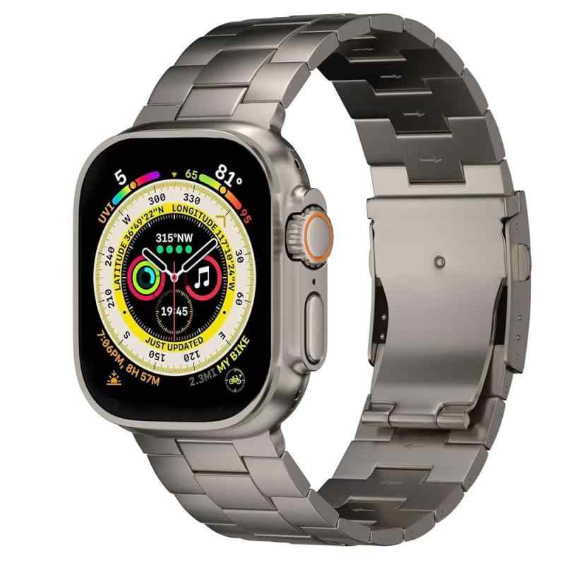 NeXStrix apple watch バンド ウルトラ チタン互換ベルト Ultra2/Ultra 49mm 調整工具付属【幅広デザイン】このアップルウォッチ ベルトは通常のベルトよりも4mm幅を広くデザインしています。存在感のある U...