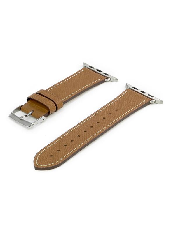 compatible with Apple Watch アップルウォッチ用 バンド ベルト 牛革フラットベルト クロカラント KUROCURRANT 44mm 45mm 46mm 49mm用 Series11/10/9/8/7/6/5/4/...