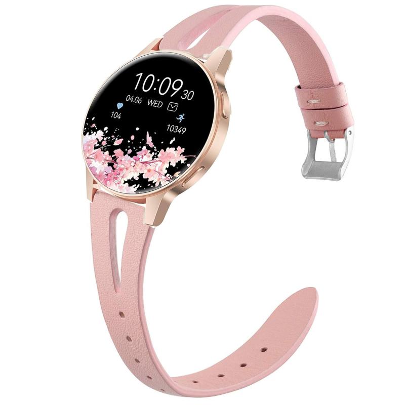 [Lamshaw] SLOKSFil 179 スマートウォッチ 本革レザー交換バンド 18mm レトロデザイン 皮革 スマートウォッチベルト 20mm 快適で耐久性 簡単取り付け 交換用ストラップ 対応 SLOKSFil 179 1.27イ...