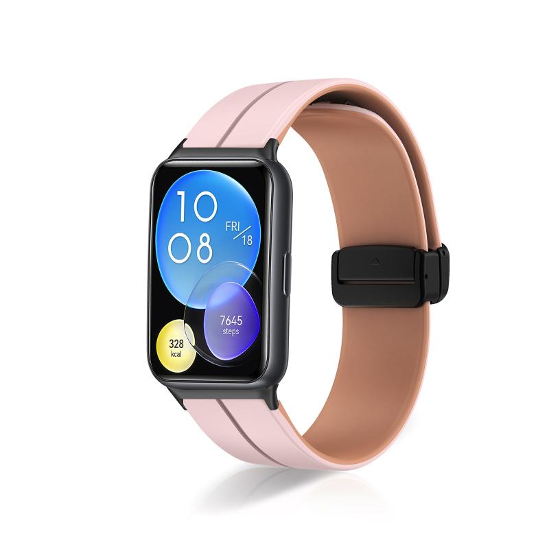 [ReHowy] バンド HUAWEI WATCH FIT 2 対応 シリコン製 弾力性 HUAWEIウォッチフィット2 交換バンド 磁気 バックル付き サイズ調節可能 交換ベルト コンパチブル HUAWEI WATCH FIT 2 バンド