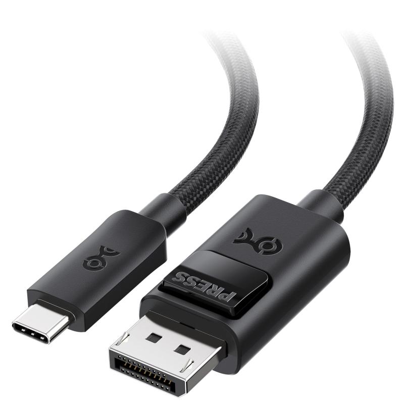 Cable Matters 54Gbps 単方向 USB-C DisplayPort 2.1 ケーブル