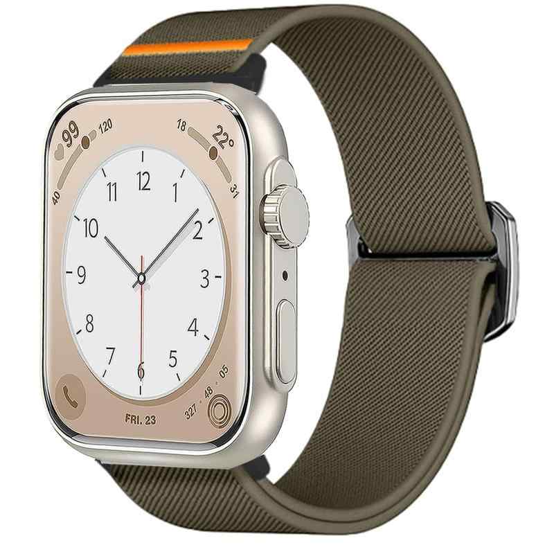 [Lamshaw] for LOVAME R68 スマートウォッチ交換バンド, ナイロン製弾性ベルト スポーツバンド 交換ベルト 柔らかく快適で通気性 22mm 対応 LOVAME R68 1.91インチ スマートウォッチ【対応機種】: L...