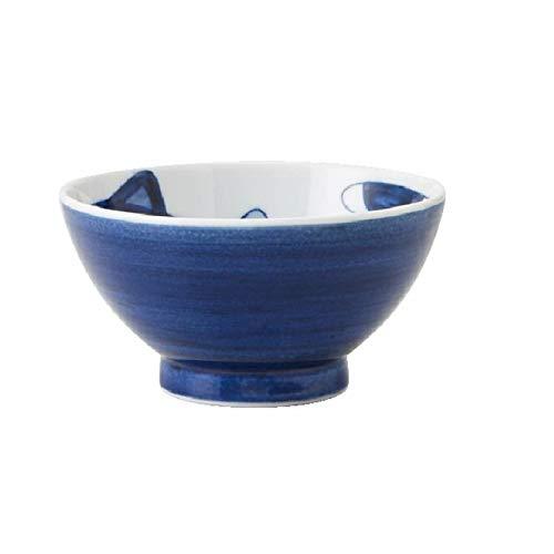 やまに 飯碗 ブルー 11.5 ねこちぐら 36190021サイズ:幅/約11.5 x 11.5cm 高さ/約6cm(商品ごとに誤差があります)素材:磁器・日本製/美濃焼電子レンジ:対応家庭用食洗機使用:対応