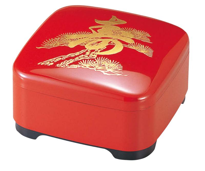 割烹漆器 ミニお重 ﻿みどり重