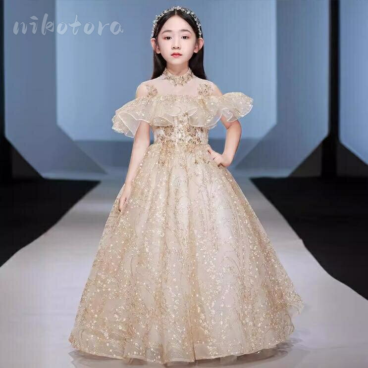 商品名 子供ドレス boy-1189 商品詳細 内容：ドレス 身長：123CM　着用サイズ：130CM 　お勧め お姫様のように変身できる、とってもキュートなこどもドレス。 レース仕立ての華やかなチュールワンピースになっています。 ウエスト...