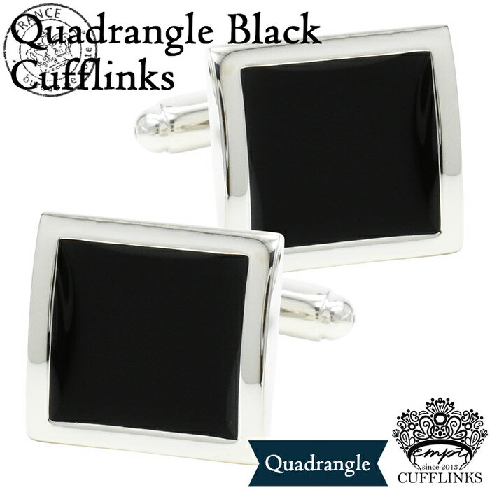 すぐに使えるクーポン配布中です、是非、よろしければ、まずは、クーポンを取得して下さい 商品詳細 商品名： カフス スクエア ブラック | / カフリンクス カフスリンクス カフス カフスボタン ブラック メンズ 付け方 結婚式 おしゃれ ス...