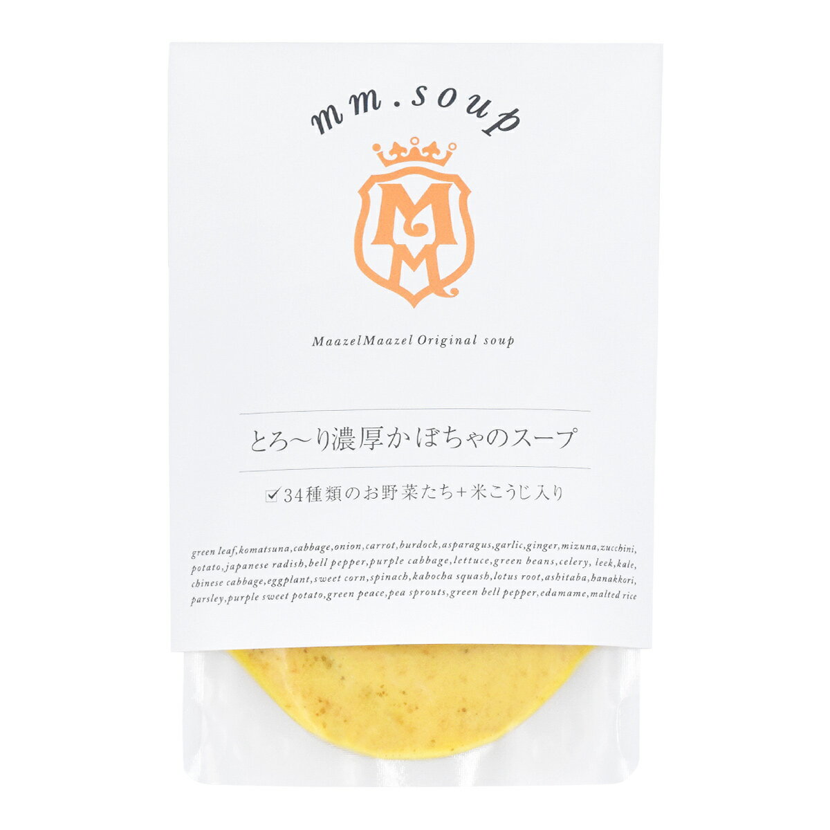 【商品特徴】34種類の国産野菜と米こうじが入ったスープ。 かぼちゃの濃厚な味を美味しくお召し上がり頂けます。 商品説明メーカー所在地 原材料 牛乳(国内製造)、カット野菜(かぼちゃ、白菜、キャベツ、大根、人参、じゃがいも、なす、玉ねぎ、ごぼ...