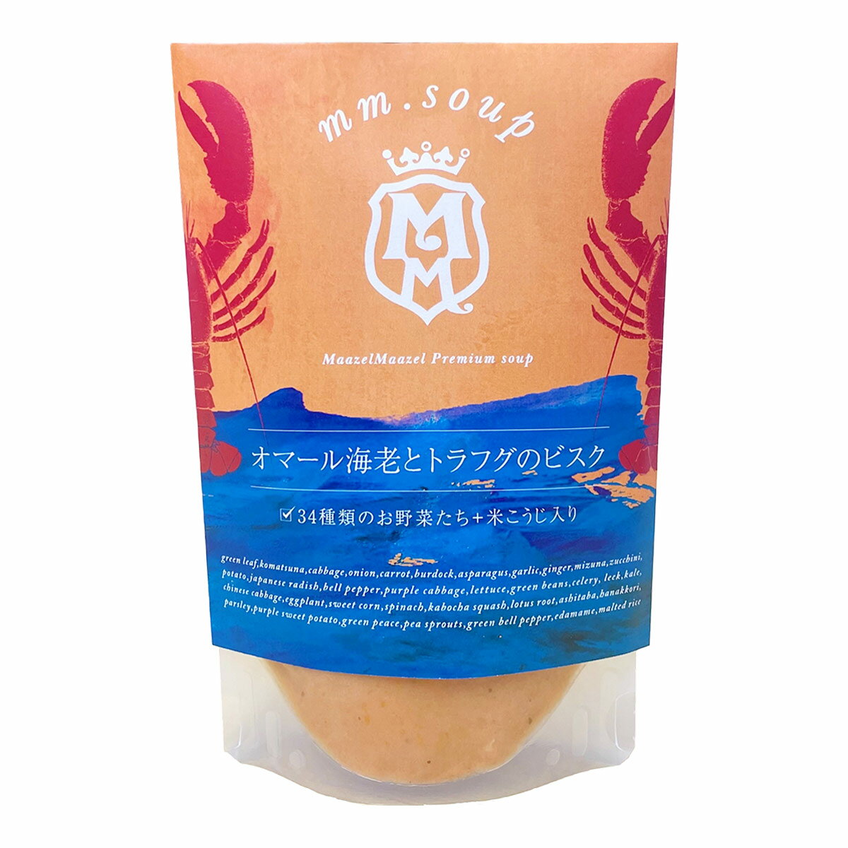 【商品特徴】34種の国産野菜と米こうじをベースに使用。 オマール海老の濃厚な旨味とのバランスや、ふぐの本場・山口県下関市より、淡泊な身質でありながらしっかりとした旨味と甘みを兼ね備えた「ふぐの王様」と称されるトラフグの身を、そのままではなく...