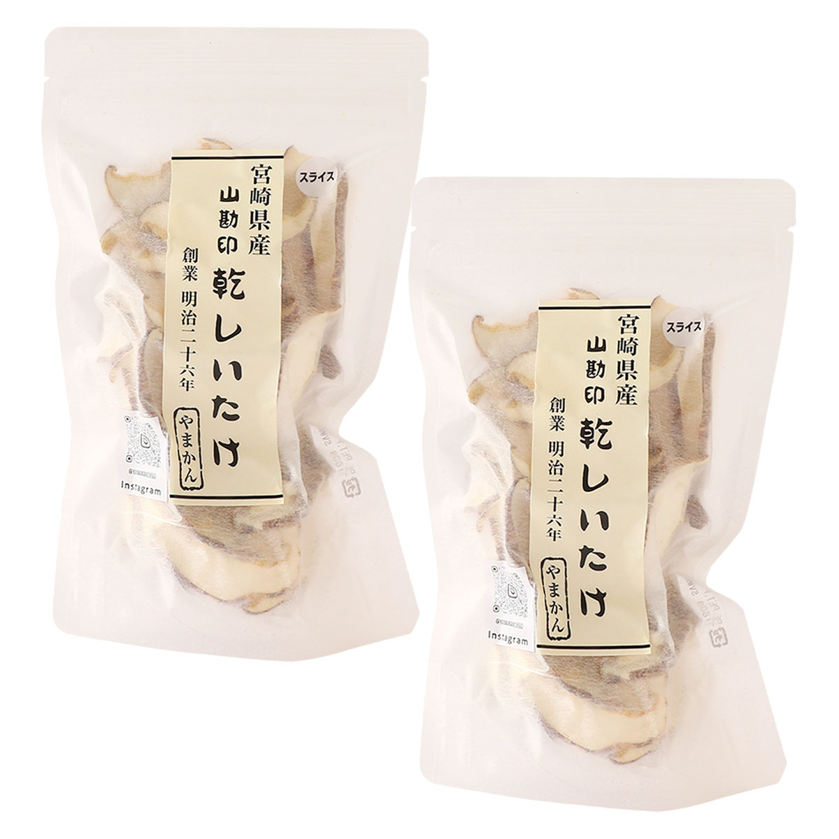 【商品特徴】宮崎県の豊かな自然に育まれた、山本勘一商店の「山勘印乾しいたけ(スライスタイプ)」。 澄んだ空気と清らかな水に恵まれた環境で育つしいたけは、肉厚で香り高く、乾燥することでうまみがぎゅっと凝縮。 戻した瞬間から広がる芳醇な香りと、...