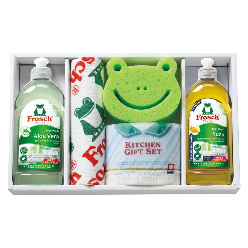 商品詳細 フロッシュは、自然界に存在する微生物によってほぼ100%が自然に還ります。■商品内容：フロッシュ（アロエヴェラ）（300ml）・フロッシュプレミアム（ゆず）（300ml）・スポンジ・今治ウォッシュタオル（340×300mm）・マイ...
