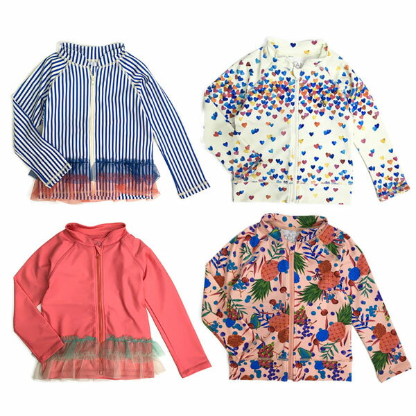 商品番号 1812819-ST 素材(本体) ポリエステル 85％ ポリウレタン 15％ 素材(チュール部分) ポリエステル 100％ カラー ストライプ柄(ST) 紫外線防止指数 UPF50＋ サイズ 90cm・100cm・110cm・1...