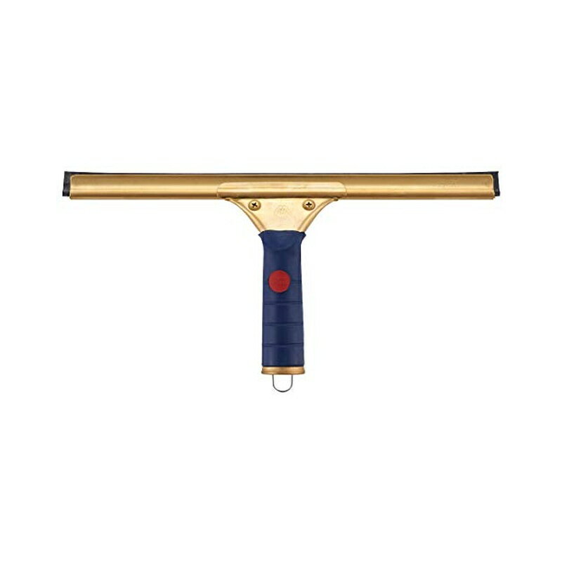 ビルメンプロ御用達の真鍮製/適度な重量バランスで水切れ抜群。 本体サイズ:約幅30×奥行3.3×高さ15.3cm 素材・材質:グリップ=真鍮、合成ゴム/受け、ゴムホルダー、ストッパー=真鍮/ゴム=合成ゴム 生産国:日本 商品写真は、 お使い...