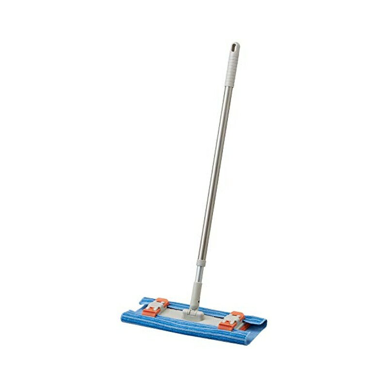 サイズ:約幅25.5×奥行10×高さ68.5-114.5cm 素材・材質:グリップ:ポリエチレン(抗菌加工)、ハンドル:アルミ合金、スチール(ポリプロピレン被覆・抗菌加工)、柄入れ:ポリプロピレン、プレート:ポリプロピレン、クリップ:ポリア...