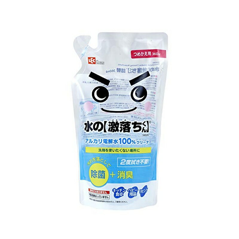 商品サイズ (幅×奥行×高さ) :11.5×6×21cm 原産国:日本 内容量:360ml メーカー名: レック 商品の重量: 380 g ※詰め替え用商品です。「水の激落ちくん400ml」に詰め替えてご使用ください。 ●水なのにパワフル!...