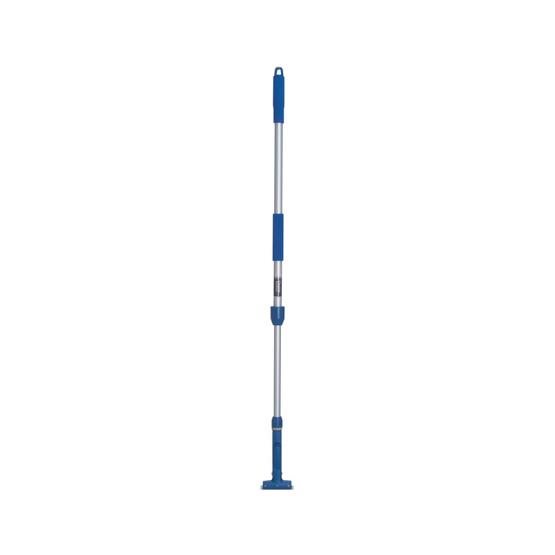 メーカー型番:9775g サイズ:全長:最短 約111cm、最長 約180cm 重量:約550g 素材・材質:頭:ポリプロピレン、柄:アルミパイプ(伸縮)、グリップ:ポリプロピレン、ソフトグリップL:NBR・PVC 製造国:台湾 商品はハン...