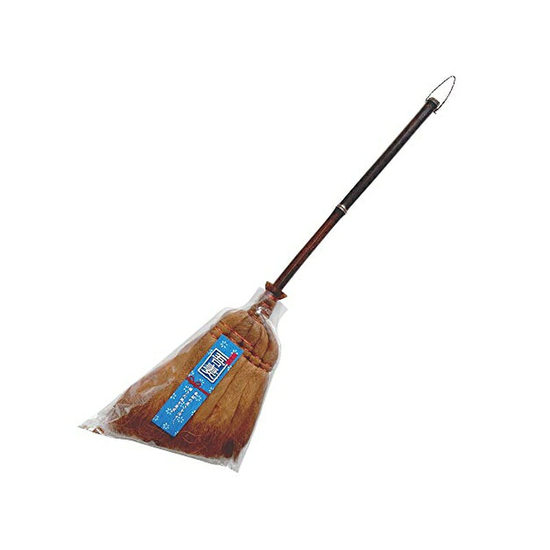 穂幅:約23cm 全長:約72cm 本体重量:約420g 穂:棕櫚 柄:竹 原産国:中国 鬼毛と比べ、繊維が全体的に細いので、掃いた時より細かいゴミが掃けるのが皮箒の特徴です。 ●畳やフローリングなどの屋内の掃除に便利なほうき ●天然素材の...