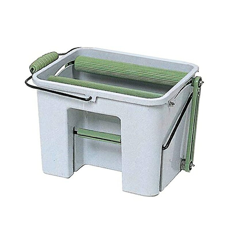 約36×22×25cm 本体重量:約375g 本体:ポリプロピレン ローラー:ポリエチレン ステップ・ステー:ABS樹脂 シャフト:鉄線 原産国:中国 ステップを踏んでモップが絞れます。 T字形のモップを絞る専用のバケツです 足でレバーを踏...