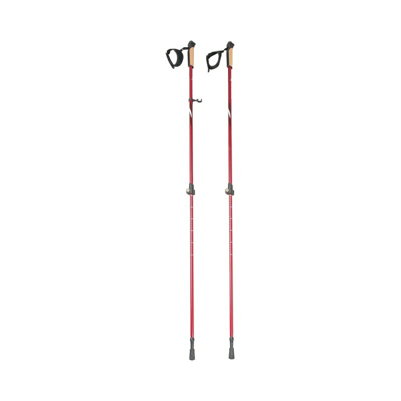 製品サイズ(約)：長さ110〜135cm 収納サイズ(約)：82cm 重量(約)：230g(一本) 材質(品質)：本体：アルミニウム合金(表面加工：アルマイト) グリップ：コルク 石突きプロテクター・塩化ビニル 商品写真は、 お使いのモニタ...