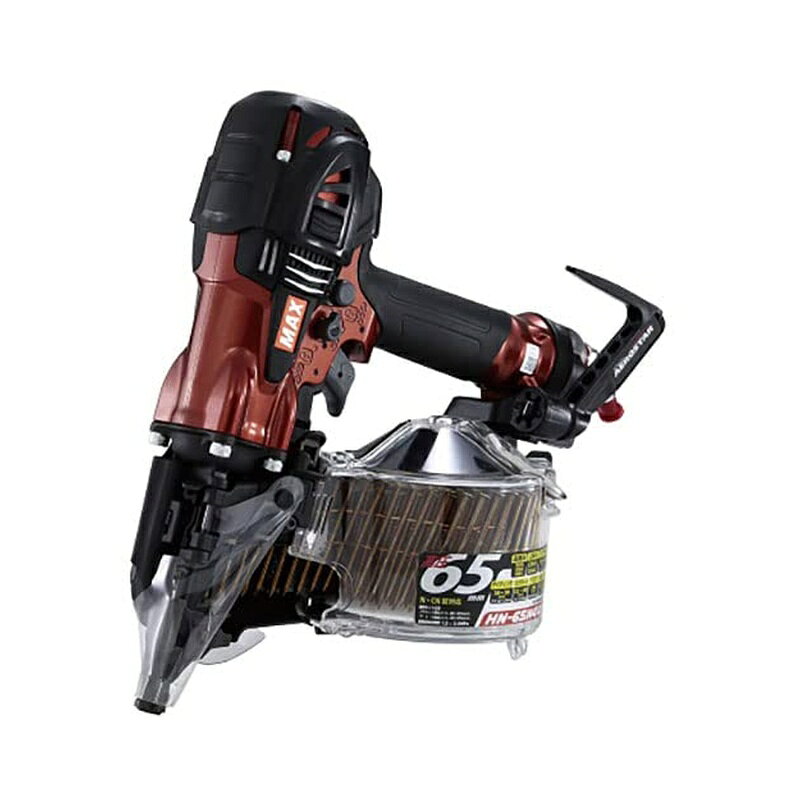 ・高圧コイルネイラ(スーパーネイラ)です。65mmまで。 【商品スペック】 ・質量(kg):2.2 ・寸法(mm):H302×W126×L324 ・ネイル・ピン装填数(本):200(1巻)/250(1巻)/300(1巻)/400(1巻) ・...
