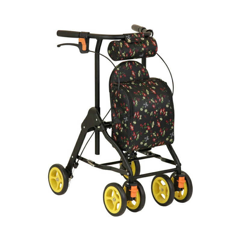 【特長】 1.持ちやすいU字型ハンドル U字型ハンドル設計で、持ち手部分を身体の近くで握る事ができるので安定した姿勢で歩けます。 2.買い物にも大活躍 袋とポーチが付いているので普段の買い物にも大変便利です。 3.生地に合わせたカラーリング...