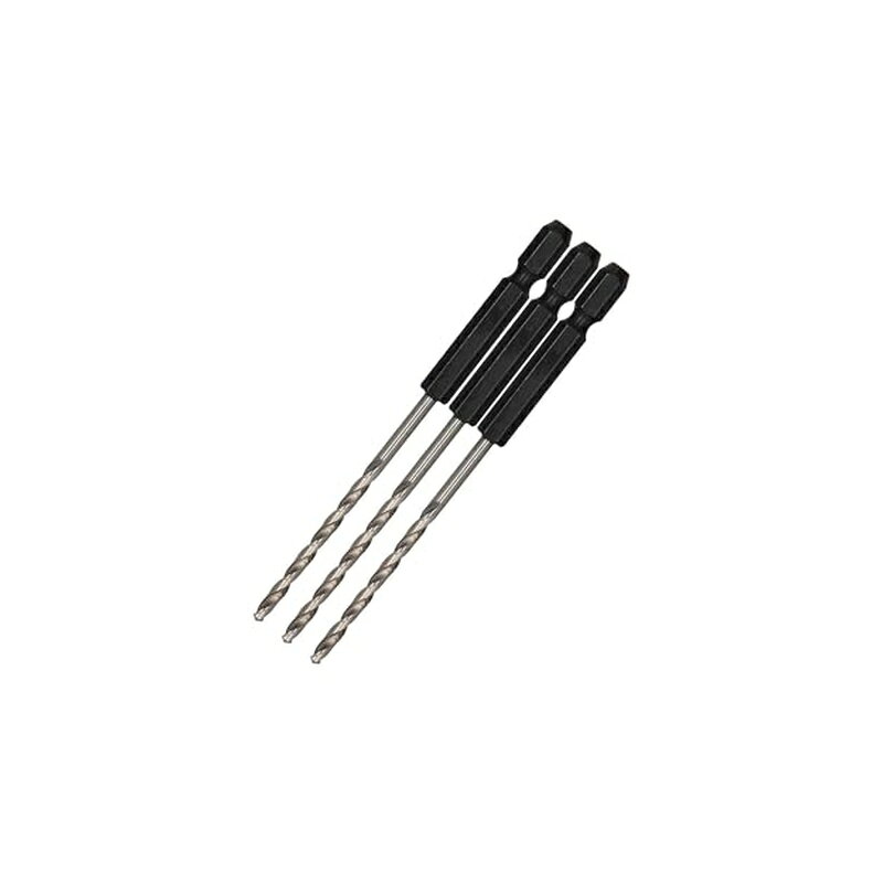 用途:軟鋼、アルミ、樹脂、そのほか快削材などの穴あけ作業 サイズ:3.5mm 六角軸:6.35mm 適正回転数:1000回転未満を推奨 材質:ハイス 鉄など快削材に脅威の切削性能を発揮 【用途】 軟鋼、アルミ、樹脂、そのほか快削材などの穴あ...