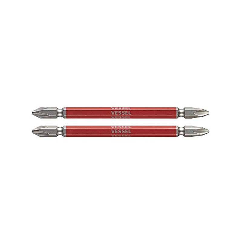 刃先：+2 全長：110mm シャンク径：6.35mm 入数：2本 材質：ダイハード鋼(硬度HRC62) 18Vと40Vに対応 マグネット入り ●強さとねばりがあるダイハード鋼を採用。 商品写真は、 お使いのモニター設定、お部屋の照明等によ...