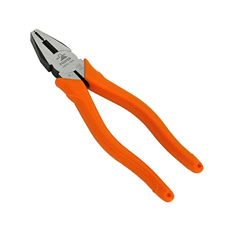 実寸:160mm 重量:180g 切断能力(鉄線):Φ2.2mm 切断能力(銅線):Φ3.0mm くわえ部:ギザ付き 【用途・特徴】 最もスタンダードなペンチで幅広い用途に使用出来ます くわえ部はすべりにくいギザ付です 落下防止用コード取付...