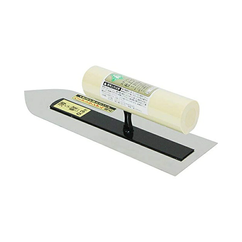 用途:モルタル・センイ壁の仕上塗り用 サイズ:約210mm 板厚:約0.3mm 仕様:ハードトランダム接着 柄部:木製、コテ板:ステンレス(SUS420J2)、背金:焼入鋼(SK-5)、柄首:鉄(SPHC) 背金が取れないハードトランダム接...