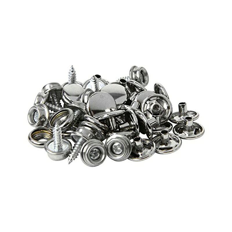頭径:約15.0mm 最大取付厚:約3.0mm 下穴サイズ:約3.0mm 足の長さ:約12.0mm 入数:10組入 スナップファスナーパンチNo.1600・1650・1700・1750用のネジ式スナップ。 薄生地の補強や厚さ調整にはポリワッ...