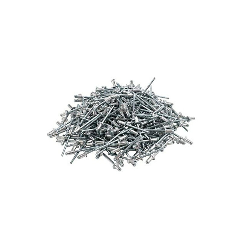 リベット径:4.0mm 下穴寸法:4.1~4.2mm 締付可能板厚:3.2~6.4mm 引張強度:210kg 剪断強度:150kg ハンドリベッターを使用すれば薄板の締結が行える 【用途】 部材と母材の締結 【特徴】 ・ハンドリベッター用の...