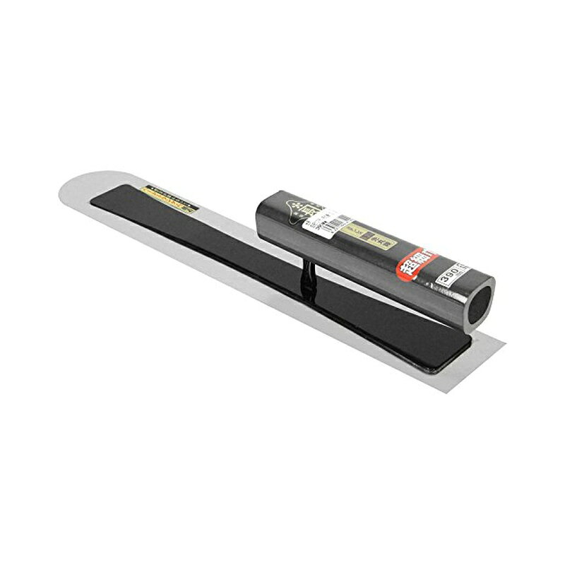 用途:狭い場所および広い面積の仕上塗作業 板長さ:約390mm 板厚:約0.3mm、板幅:約70mm 仕様:ハードトランダム接着 コテ板:ステンレス(SUS420J2)、背金:焼入鋼(SK-5)、柄首:鉄(SPHC) 幅の細い場所の作業が効...