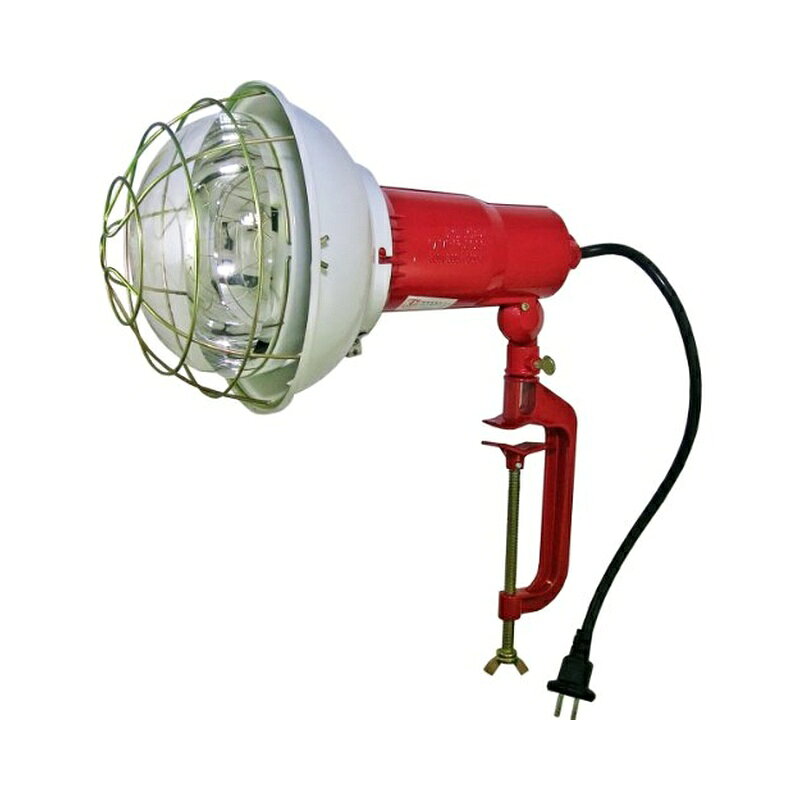屋外用。レフ球投光器 バイスクランプ付き。 定格電圧:AC100V 消費電力:450W コード30cm ソケットサイズ:E39 ■記号：PSEマーク ■届出事業者名：鯛勝産業株式会社 ■登録検査機関名称：TUV ■入力電圧：110V ■出力...