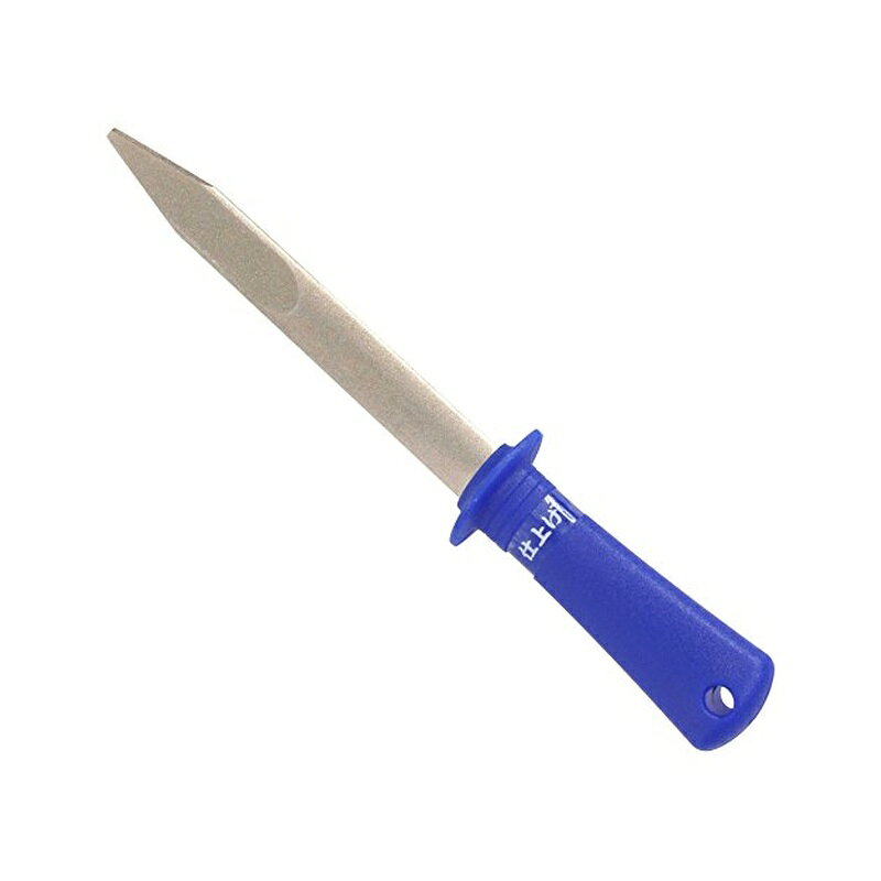 【用途】一般刃物からセラミック・超硬チップ等の刃研ぎに ◆使い分けのできる便利な両面タイプ、1本で平面・曲面の荒研ぎ・仕上げ研ぎが可能 ◆電着ダイヤのため、硬い刃物も楽に研げる ◆包丁や鋏などまっすぐな刃物には平面部を、鎌やナタなどの曲がっ...
