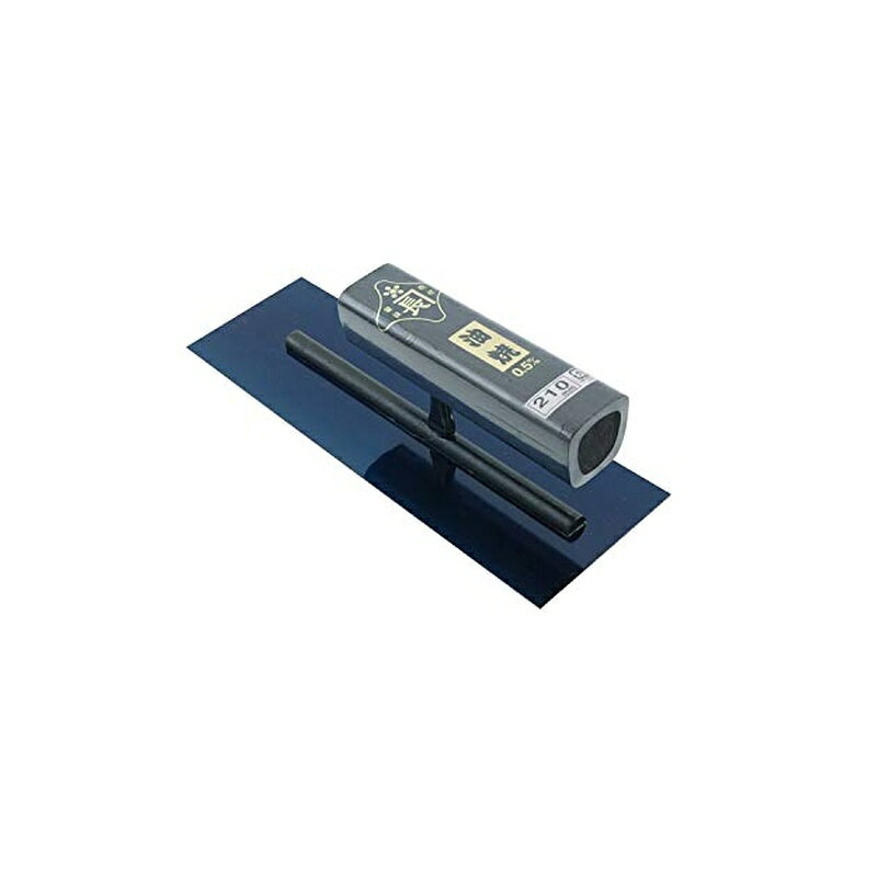 特徴:背金と鏝板が一体化したリベットレス式の角鏝 サイズ:約210mm 板厚:約0.5mm 仕様:黒塗り角柄・油焼き加工処理 コテ板・背金:焼入鋼(SK-4)、柄首:鉄(SPHC)、柄:木 商品写真は、 お使いのモニター設定、お部屋の照明等...