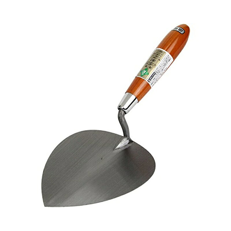 レンガ積み、タイル貼り、モルタル塗、すくい作業に適した専用鏝 【用途】 レンガ積み用鏝 【特徴】 ・レンガ積み、タイル貼り、モルタル塗り専用の鏝 ・モルタルをすくいやすい形状 商品写真は、 お使いのモニター設定、お部屋の照明等により実際の商...