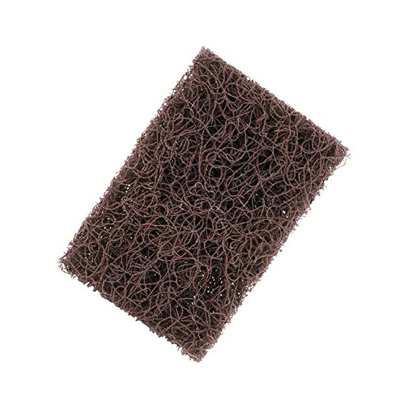 用途:モルタル汚れ落とし、門扉・トタン等のサビ落とし、塗装はがし サイズ:100×150mm 目:荒目 粒度:120 カラー:茶 オープン構造のナイロン不織布使用で、目詰まりしにくく、安定した研磨が可能 【用途】 モルタル汚れ落とし、門扉・...