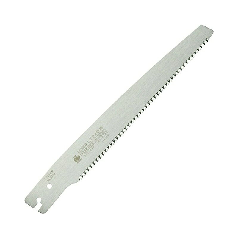 刃長:240mm ピッチ:2.5mm 板厚:0.7mm 仕様:衝撃焼入・サビに強い特殊表面処理・レーザーマーキング LT24 仮枠 替刃 生産地:日本有数の金物の町、兵庫県三木市で生産 切れ味:切断スピードを重視した目立てで作業効率を大幅に...